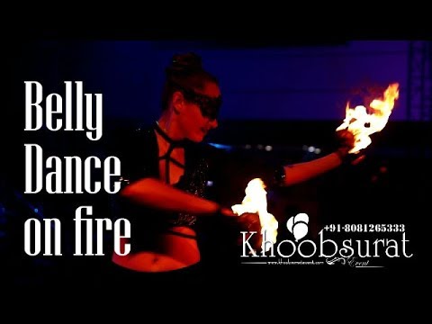 Belly Dance With Fire. - YouTube