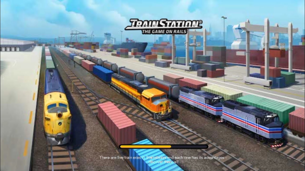 train station the game on rails // nice game - YouTube