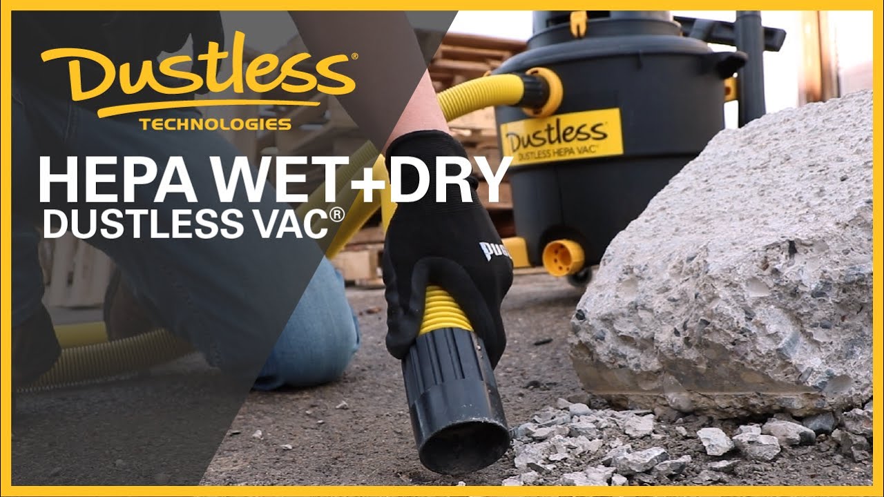 HEPA Wet+Dry Dustless Vac - YouTube