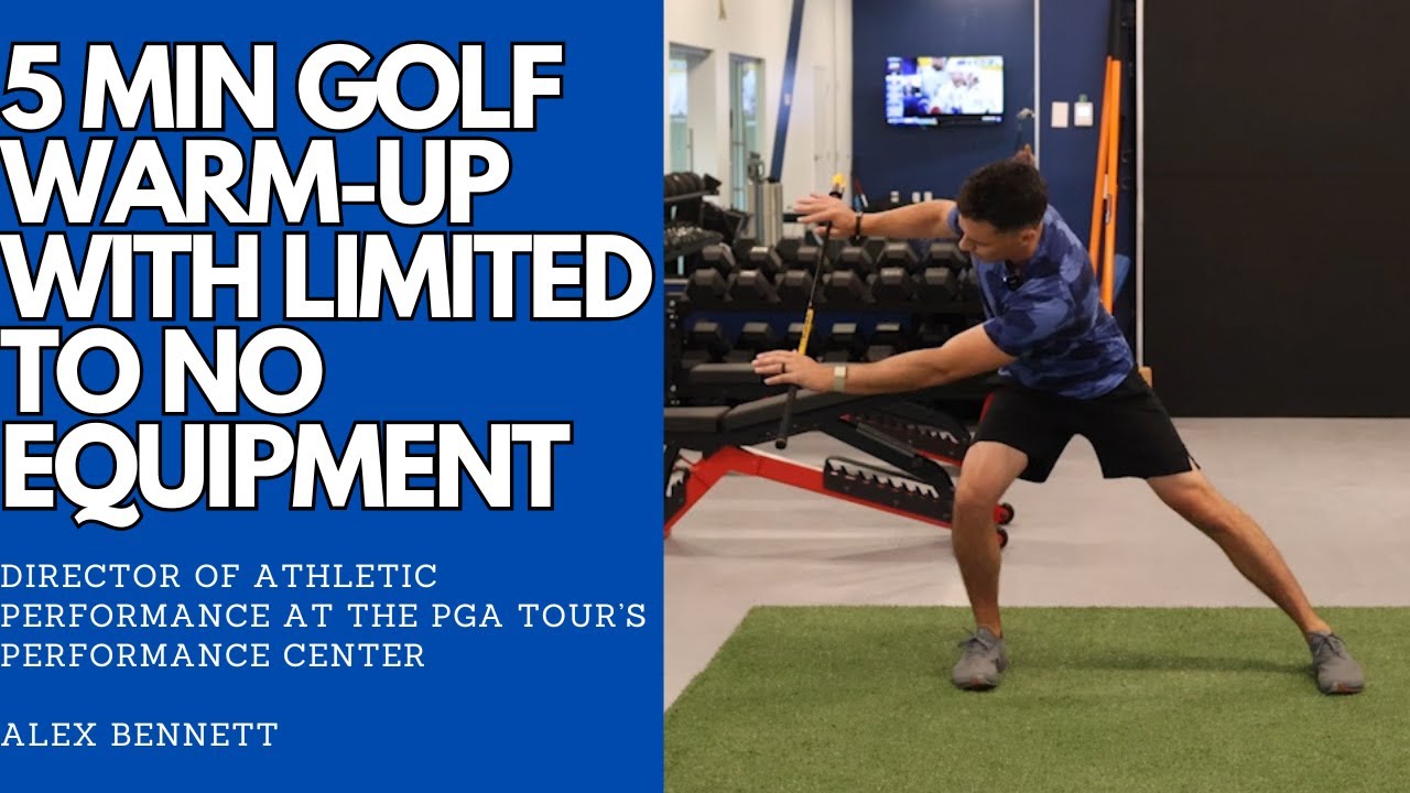 5 Min Golf Warm-Up with Little to No Equipment - YouTube