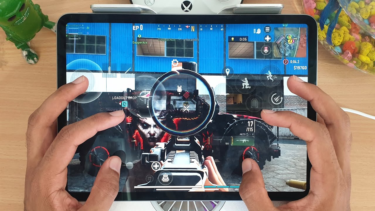 Call Of Duty: Warzone Mobile Max FPS Gameplay iPad Pro M4 ( 8Finger ...