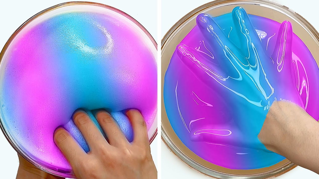 1 Hour of Oddly Satisfying Slime ASMR - Relaxing and Getting Calm ...