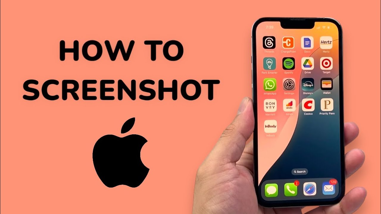 How To Take Screenshot On iPhone 13 Pro / 13 Pro Max - YouTube