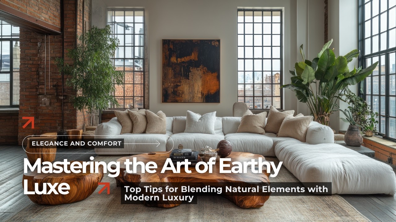 Earthy Luxe Home Design: Blending Natural Elements with Modern Luxury ...