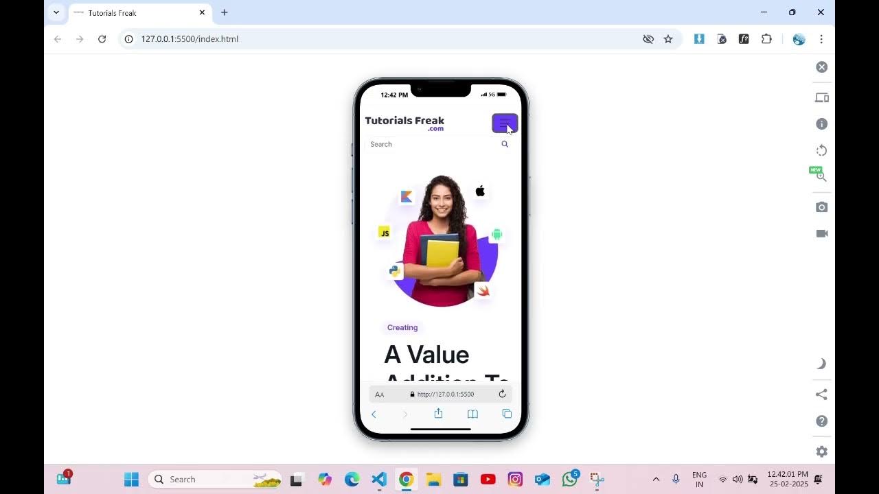 Tutorials Freak web page - YouTube