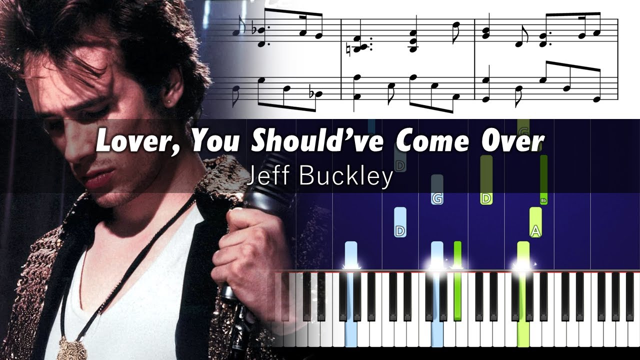 Jeff Buckley - Lover, You Should've Come Over - Piano Tutorial with ...