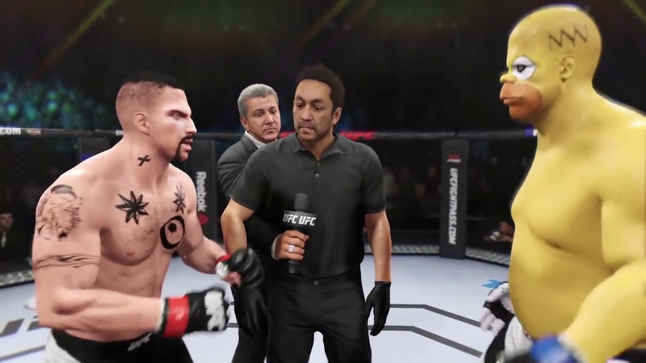 Yuri Boyka vs. Homer Simpson (EA Sports UFC 2) - CPU vs. CPU - Crazy ...