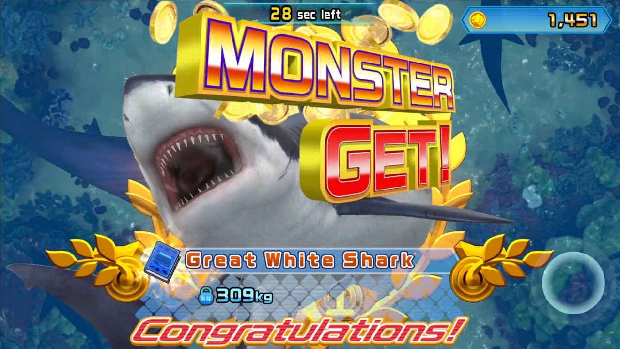 MONSTER HIT GREAT WHITE SHARK Ace Angler Fishing Spirits M BANDAI NAMCO ...