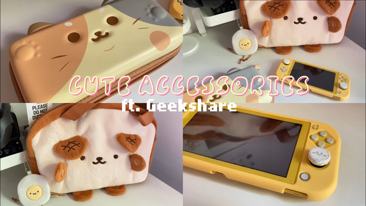 CUTE AESTHETIC SWITCH ACCESSORIES ft. Geekshare 🥹🎀 | PART 2 - YouTube
