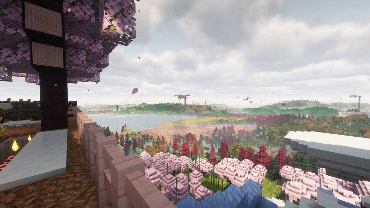 ESTE MINECRAFT SE VE INCREIBLE! | Distant Horizon MOD + Shaders - YouTube