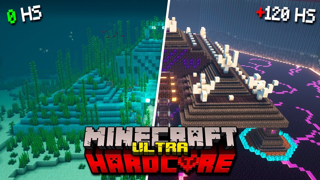 Transformé este MONUMENTO MARINO en Minecraft Ultra Hardcore - YouTube