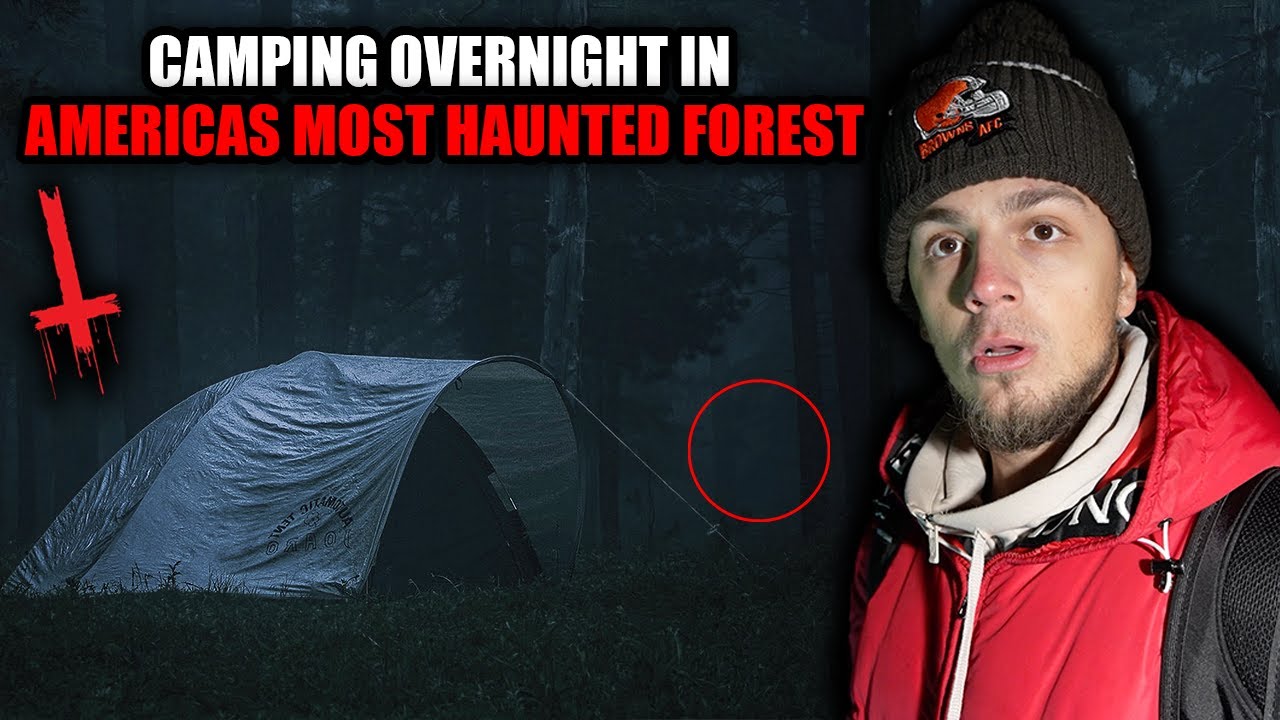 THE SCARIEST NIGHT OF OUR LIVES | CAMPING OVERNIGHT IN MOST HAUNTED ...