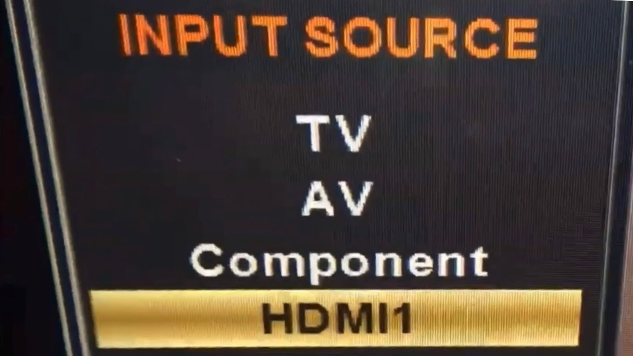 COMO CONFIGURAR INPUT Ó ENTRADAS DE UN TELEVISOR APEX, Y LA SOLUCIÓN ...