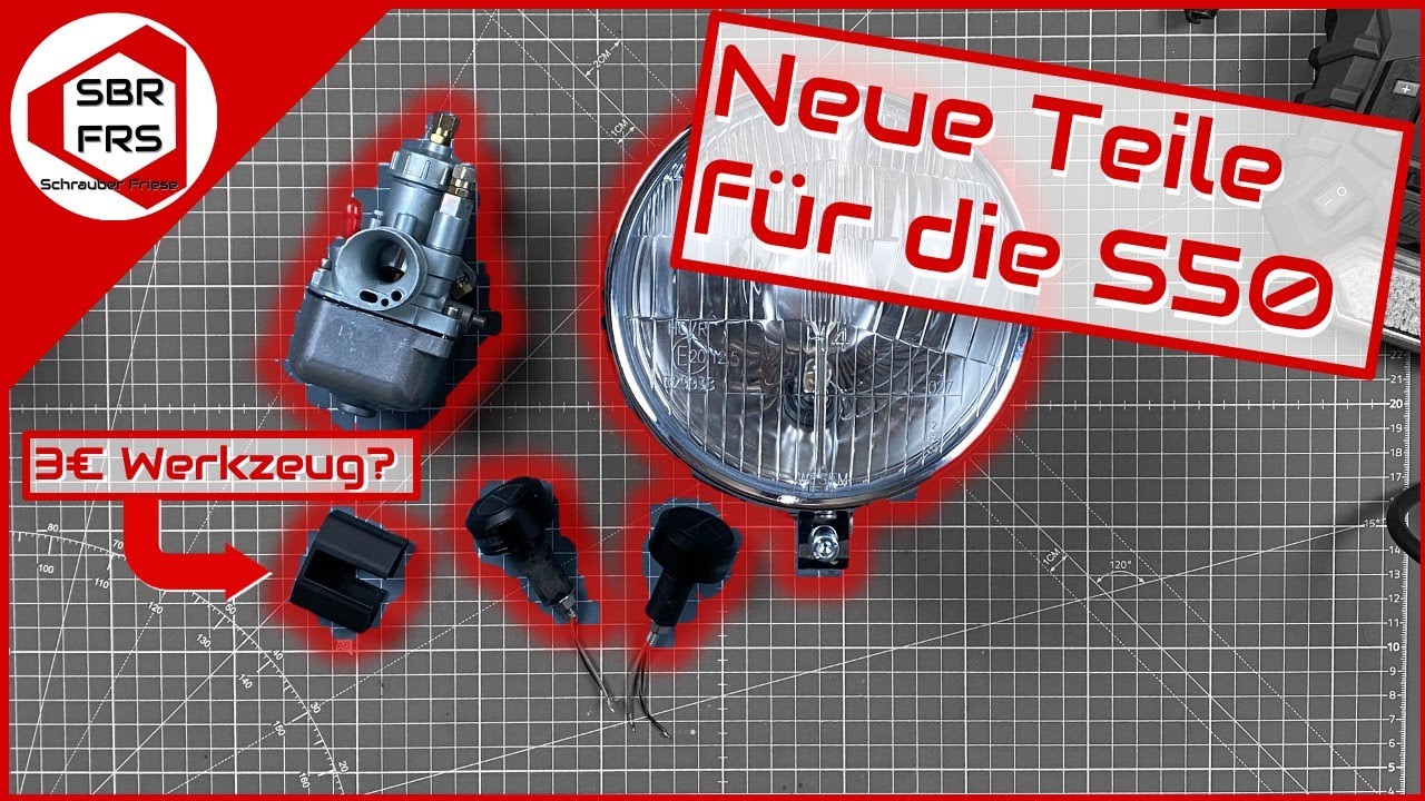 Simson S50 Tuning - mehr Licht, mehr Power - YouTube