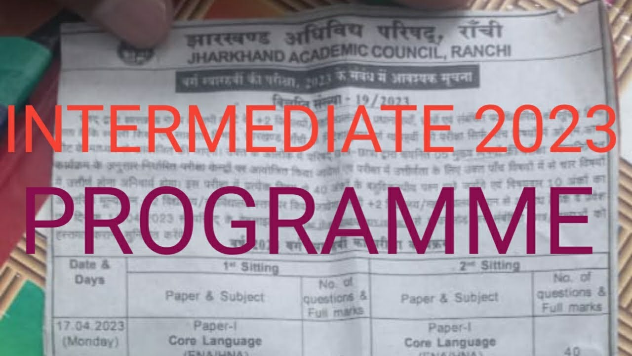 INTERMEDIATE PROGRAMME 2023 - YouTube