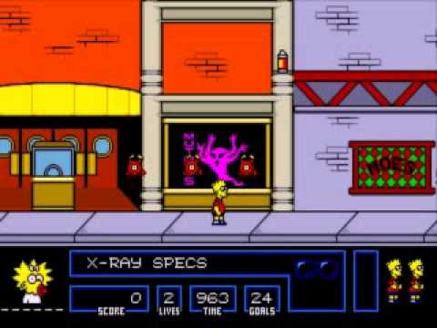 Sega Genesis-Megadrive Simpsons, The - Bart Vs The Space Mutants .flv ...