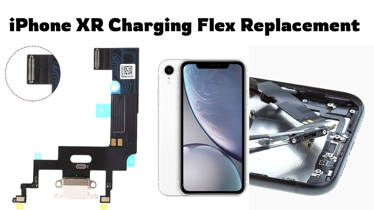 iPhone XR Charging Flex Replacement - YouTube