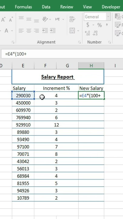 how to calculate salary increment - YouTube