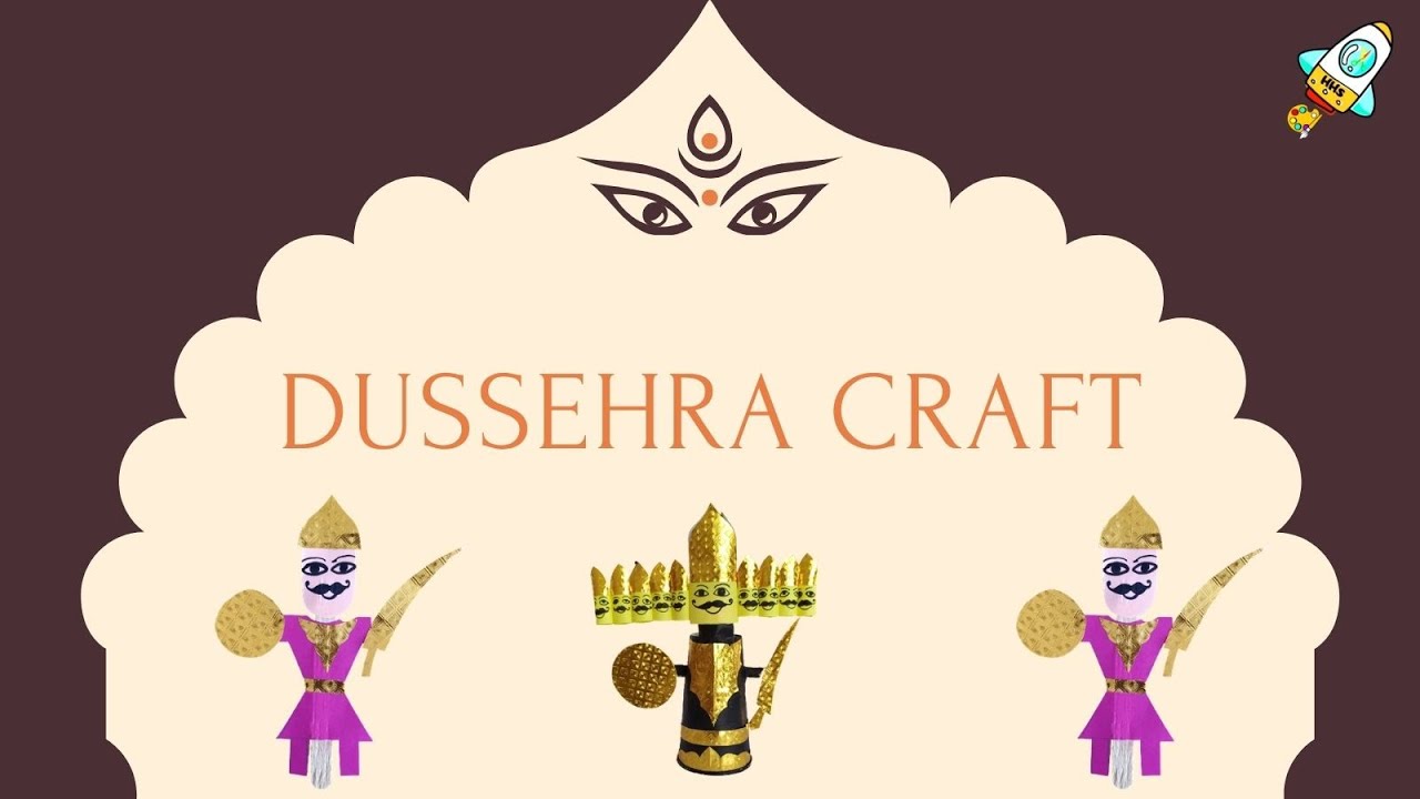 Best Dussehra Crafts | Ravan Craft l Two Different Crafts of Ravan ...