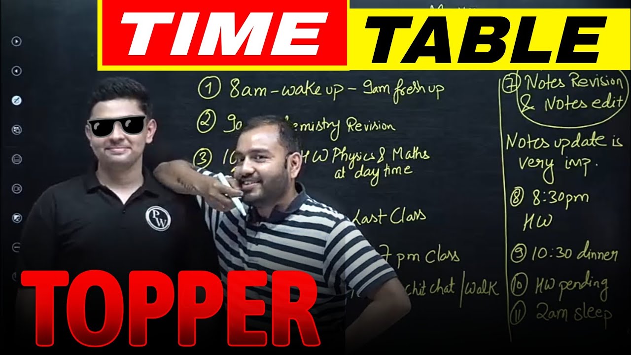 Time Table of Topper 🔥 ( Not 18 hours study😀 ) - YouTube