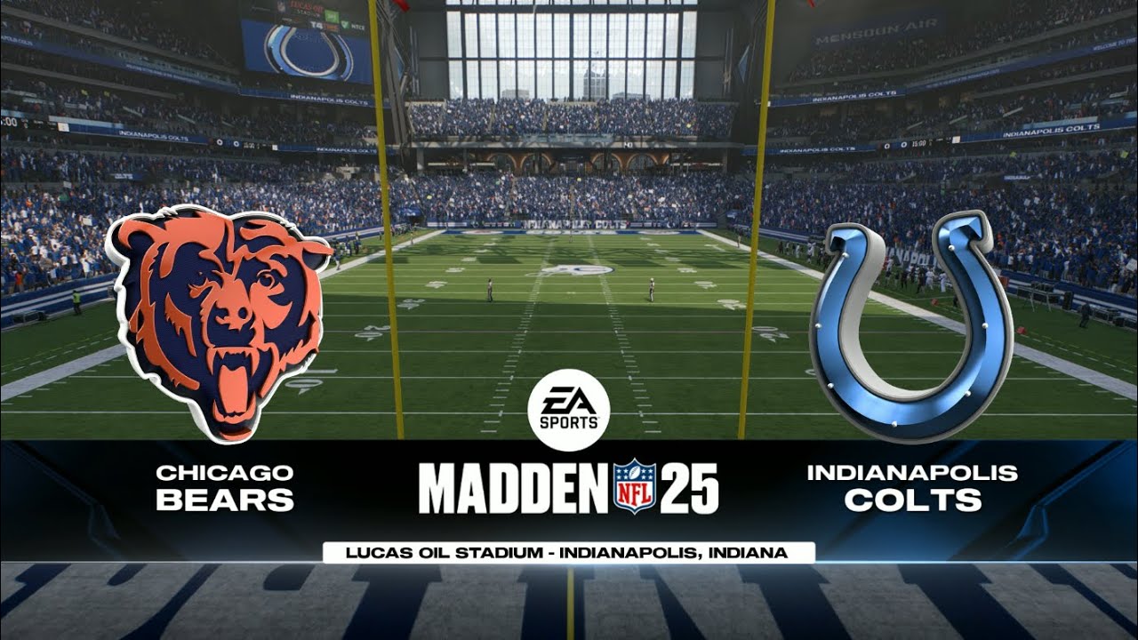 Madden 25 - Chicago Bears @ Indianapolis Colts - Week 3 - YouTube