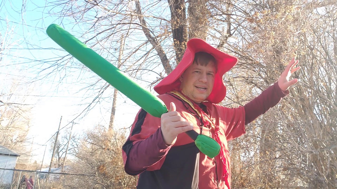 Amtgard Wizard level 1 - YouTube