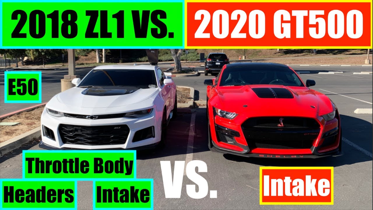 ROLL RACING 2018 ZL1 VS. 2020 GT500!! BLUEPRINT FOR KEEPING UP WITH A ...