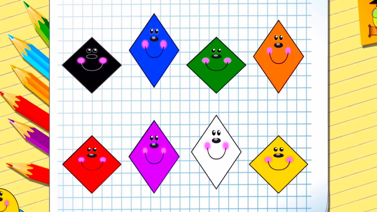 Shapes Learning Learn Colors for Toddler and Preschooler Learning ...