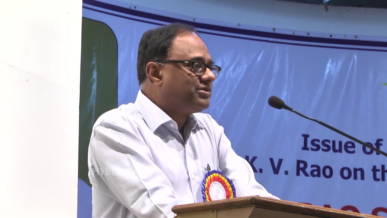 Anil Kumar At Dr K V Rao Scientific Society - Hybiz.tv - YouTube