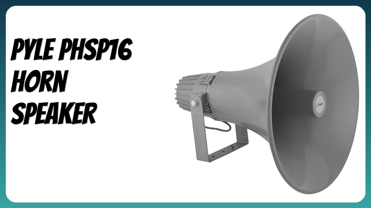 REVIEW (2026): Pyle PHSP16 Horn Speaker. Features. - YouTube