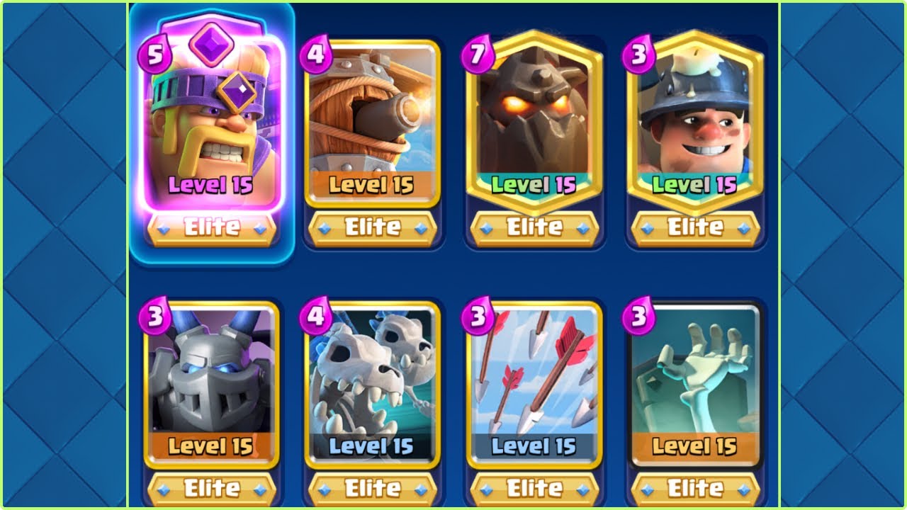 I MAXED Out My Main Deck To LEVEL 15 | Clash Royale - YouTube