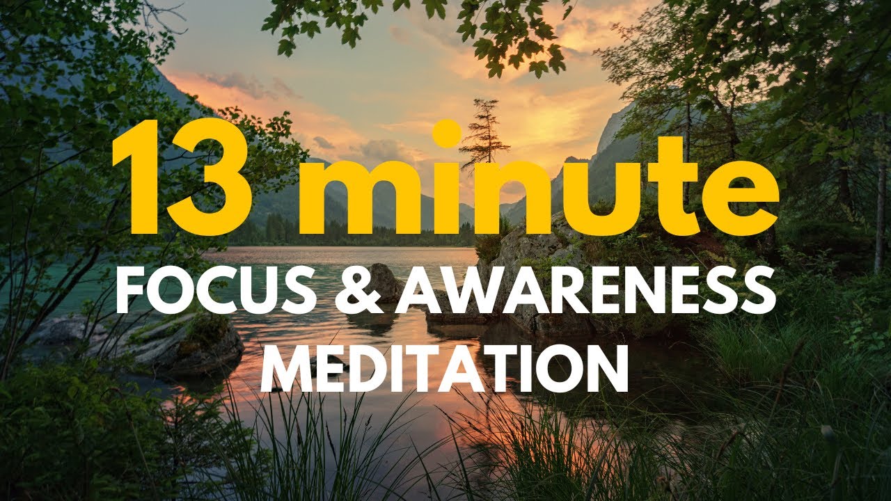 13 Minute | Focus/Refocus Daily Meditation | Andrew Huberman | 40Hz ...