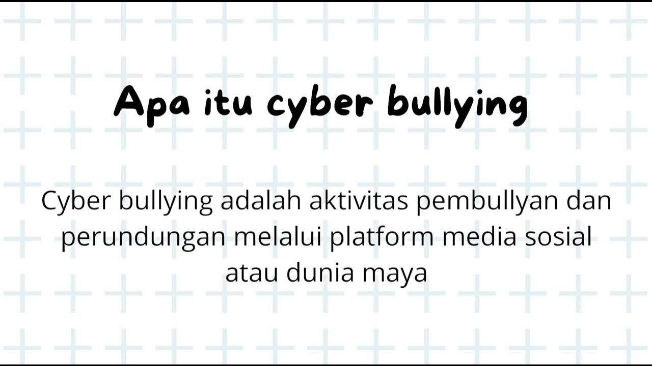 Tugas informatika tentang cyber bullying - YouTube