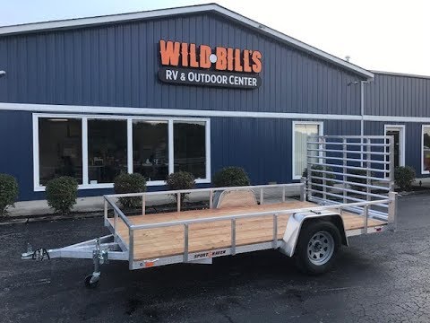 6x12 all aluminum utility trailer $1950 - YouTube