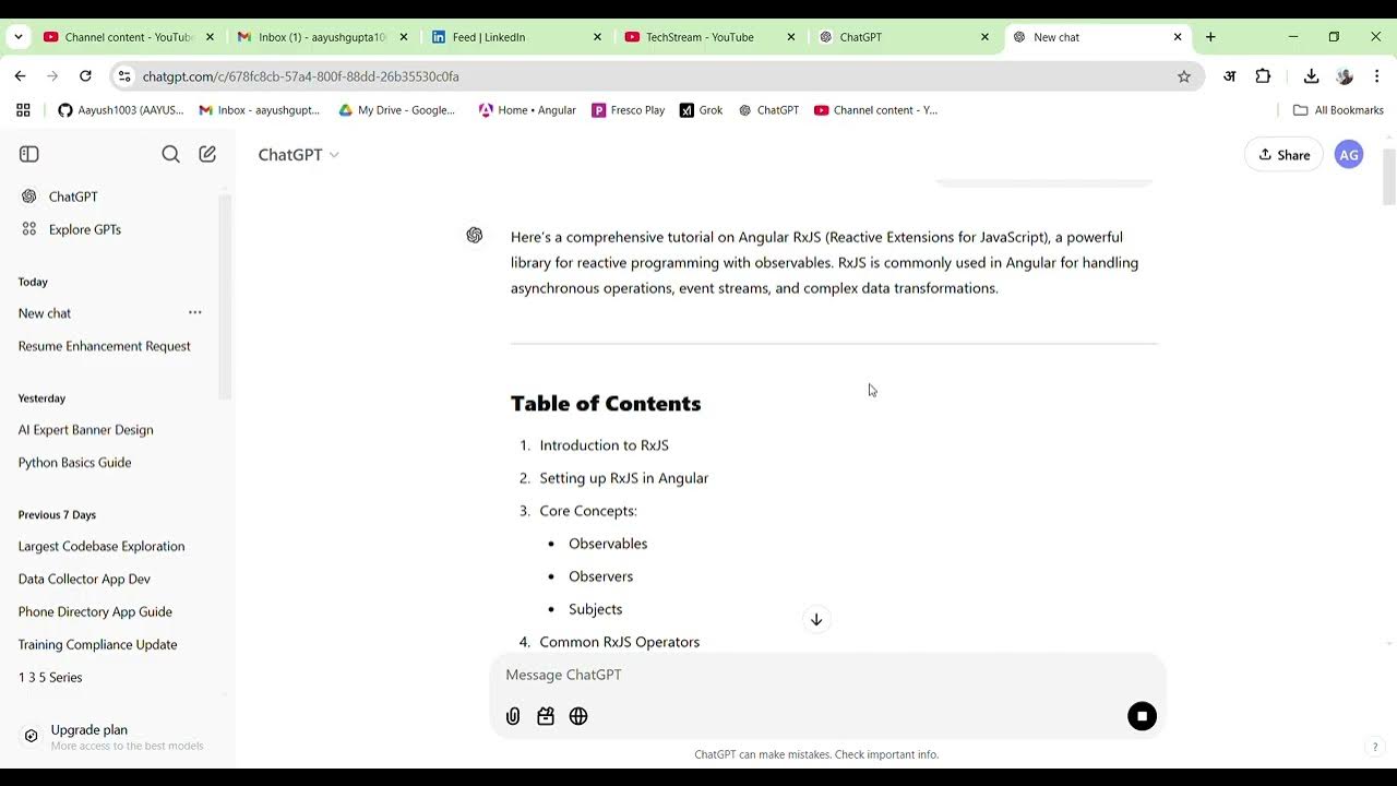 Angular -Basics of RXJS - YouTube
