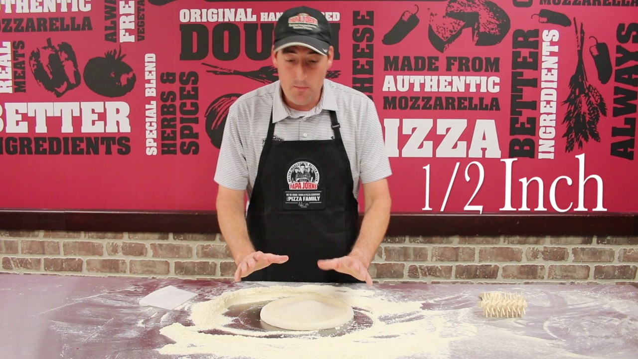 Slapping Dough the Papa John's Way! - YouTube