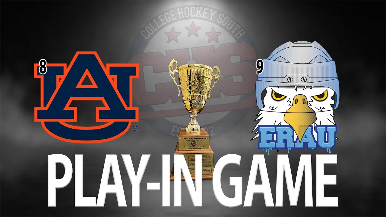 2022-2023 College Hockey South Playoffs | #8 Auburn vs. #10 ERAU - YouTube