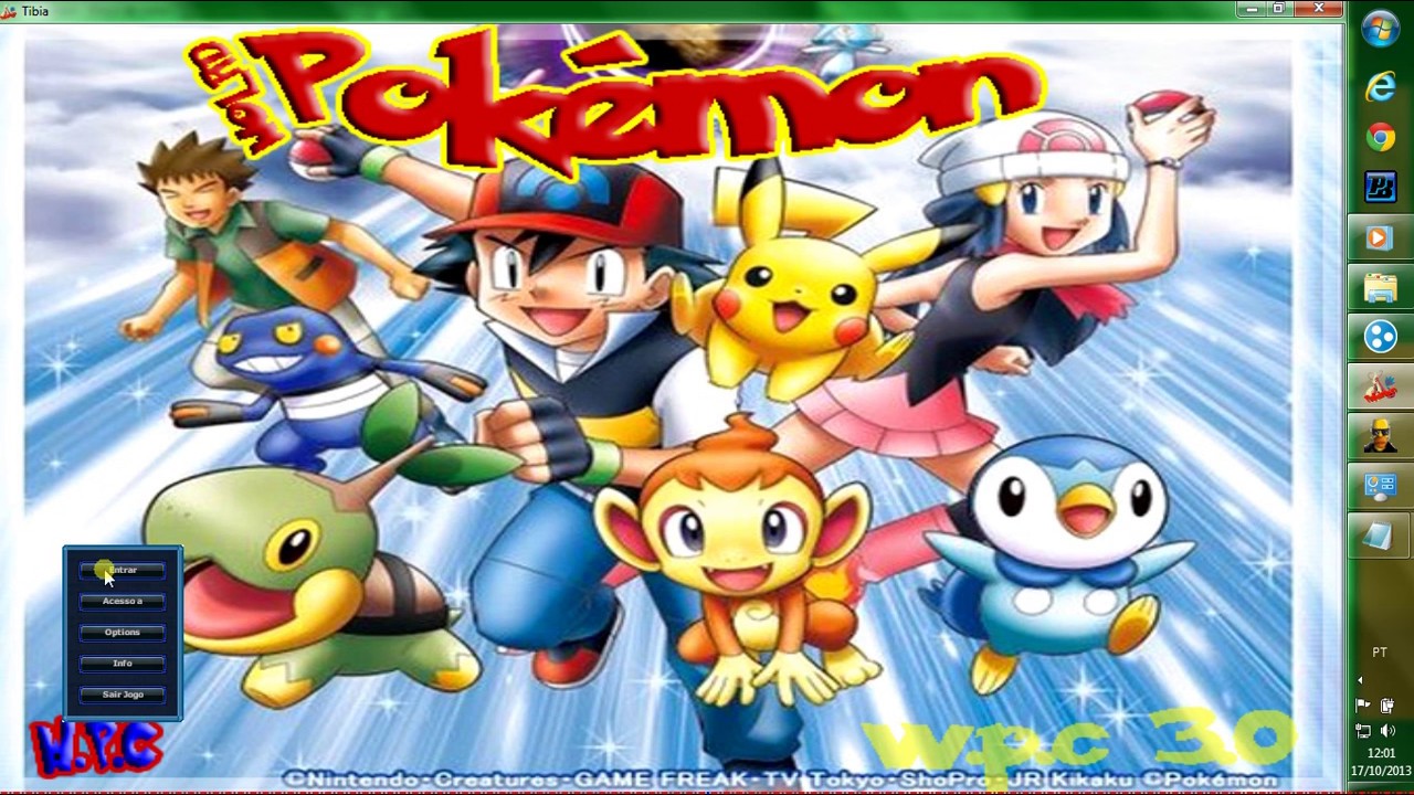 Novo Serve Tibia Pokemon com shiny de graça iniciante - YouTube