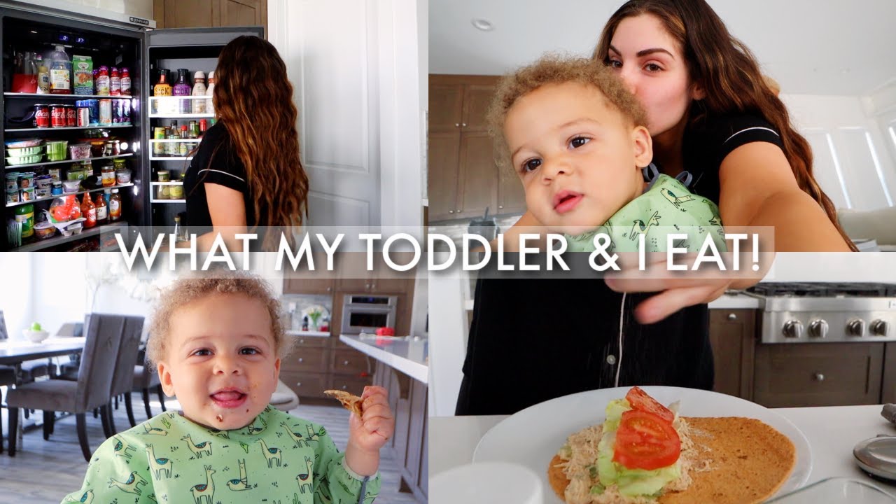 MOMMY VLOG♡ What My Toddler & I Eat In a Day! - YouTube