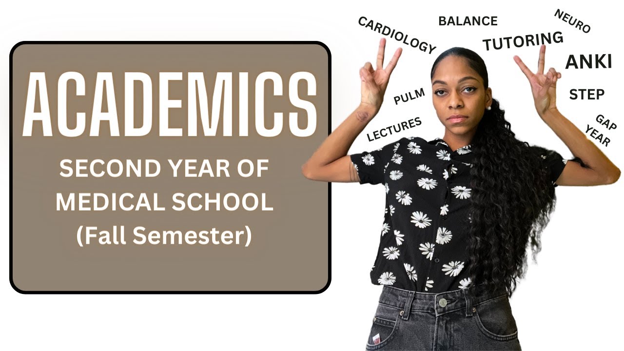 Handling Academics as a Second Year Medical Student| Fall Semester| My ...
