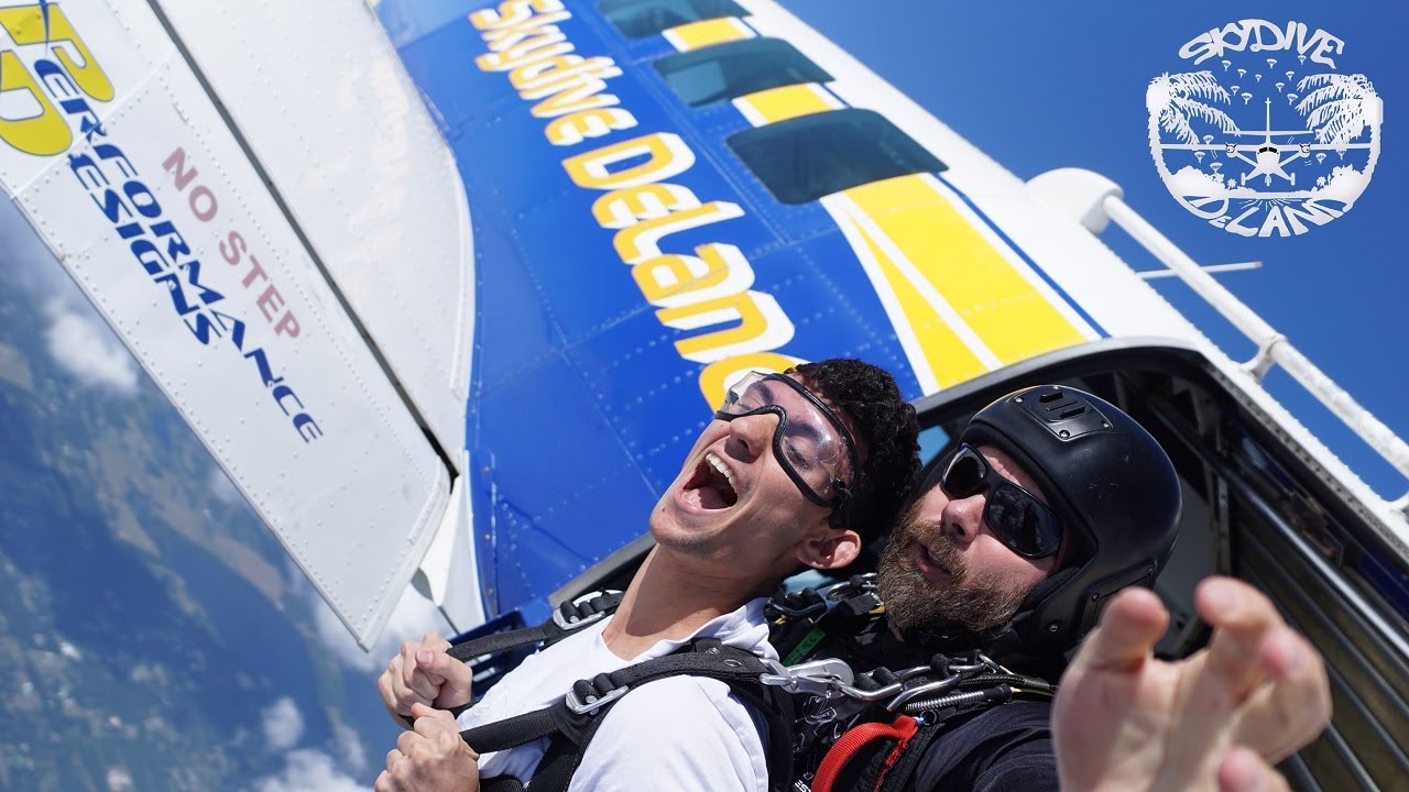 Angel Goes Skydiving - YouTube