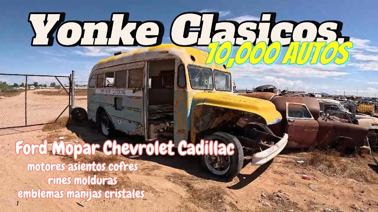 Yonke de 10,000 Clasicos partes refacciones emblemas molduras de todo ...