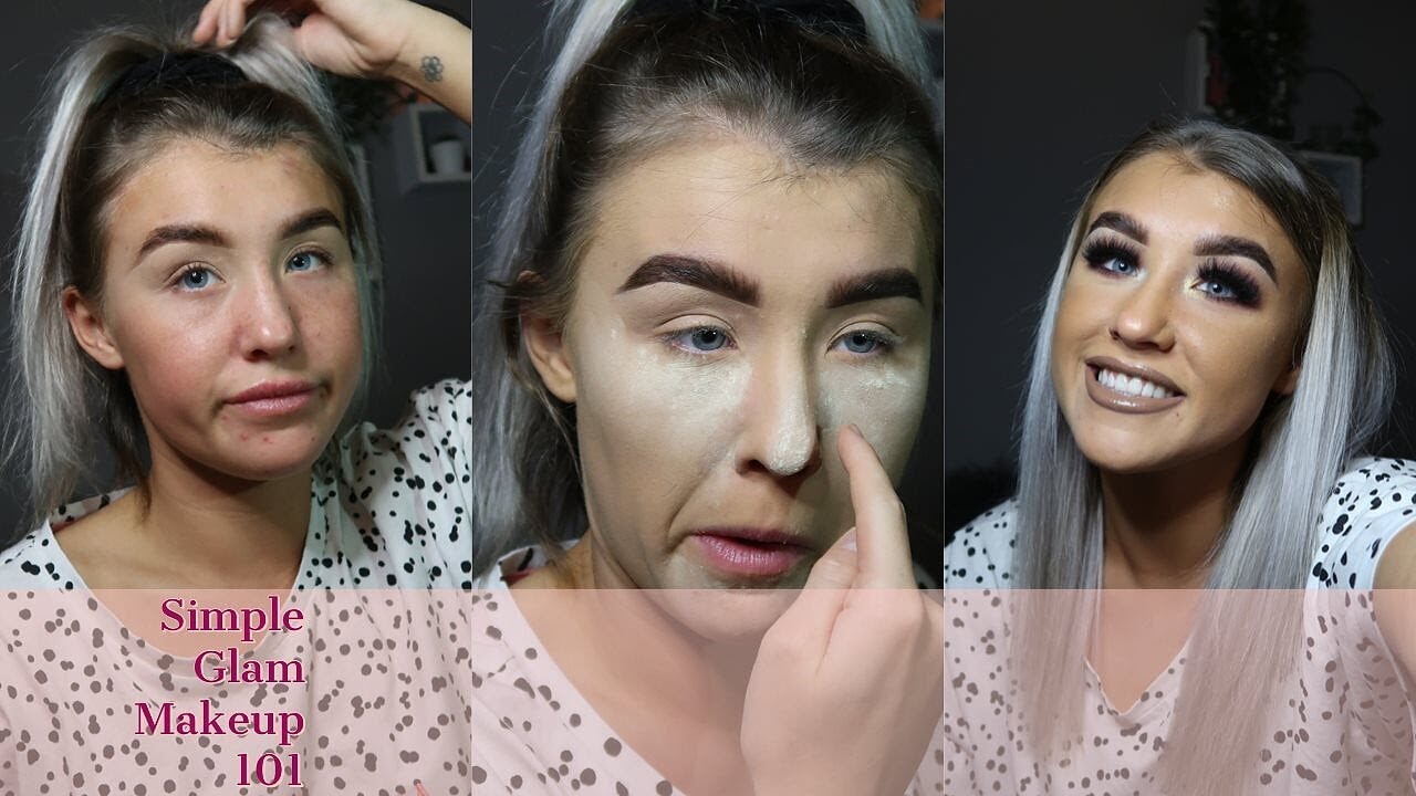Quick and Simple Glam Makeup 101 - YouTube