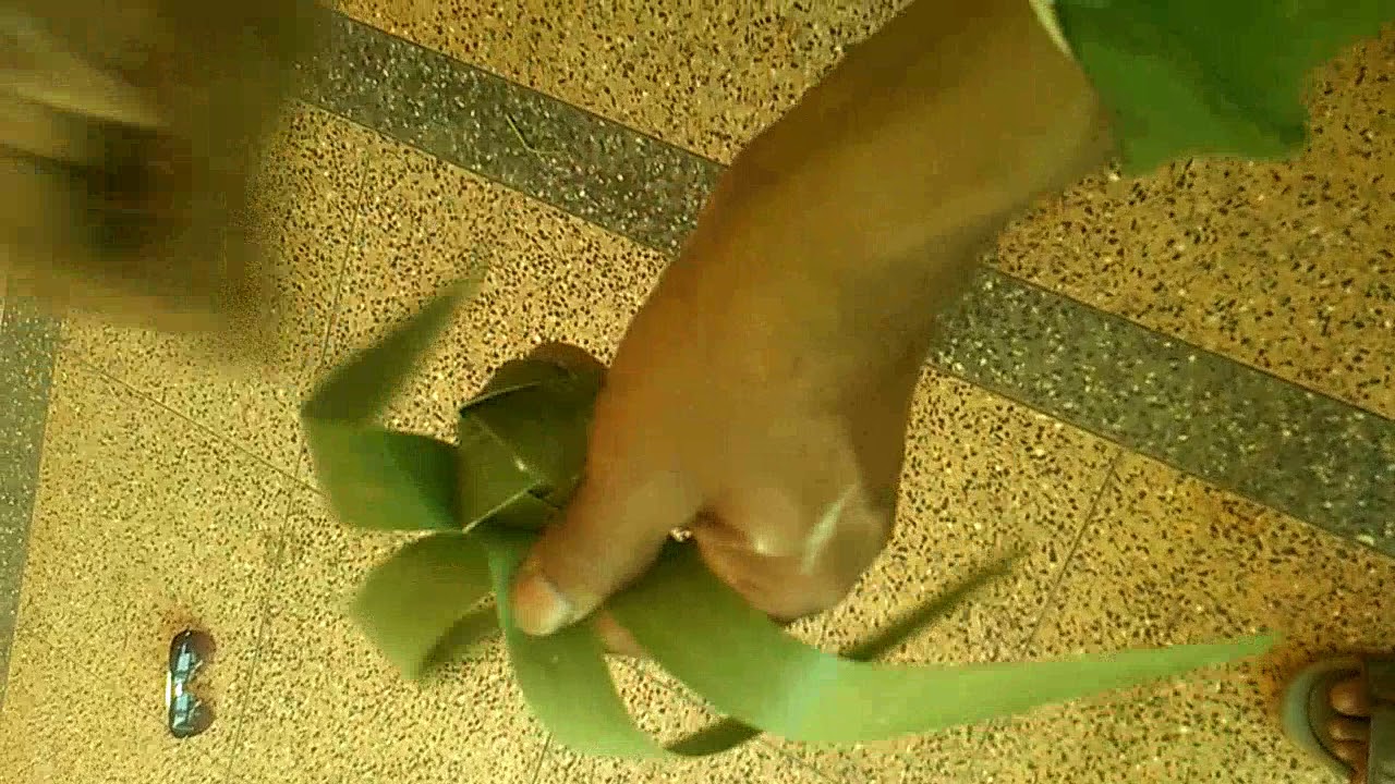 Coconut Leaf Made Ball YouTube coconut-leaf-made-ball-youtube