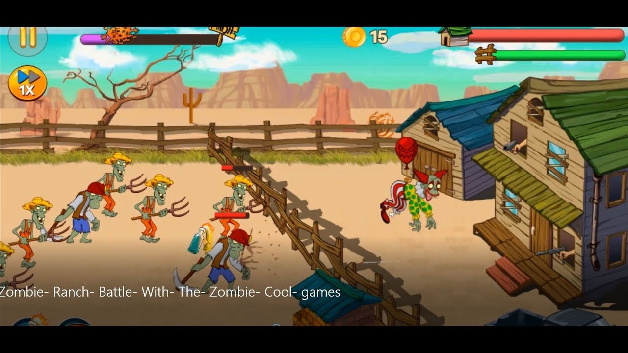 Zombie Ranch Battle With The Zombie | Cool games - YouTube