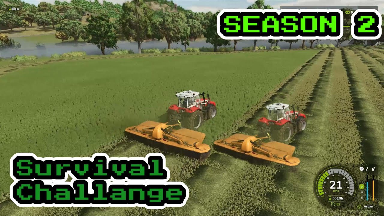 Fs 25 Survival challange competting against Daggerwin & Chainsaw100 Ep ...