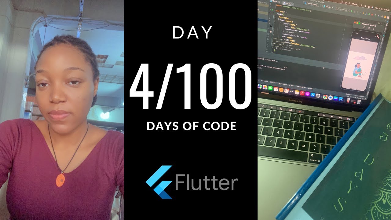 Day 4 of #100daysofcode : Learning Flutter & Dart #coding #100dayschallenge #flutter #dart #tech ...