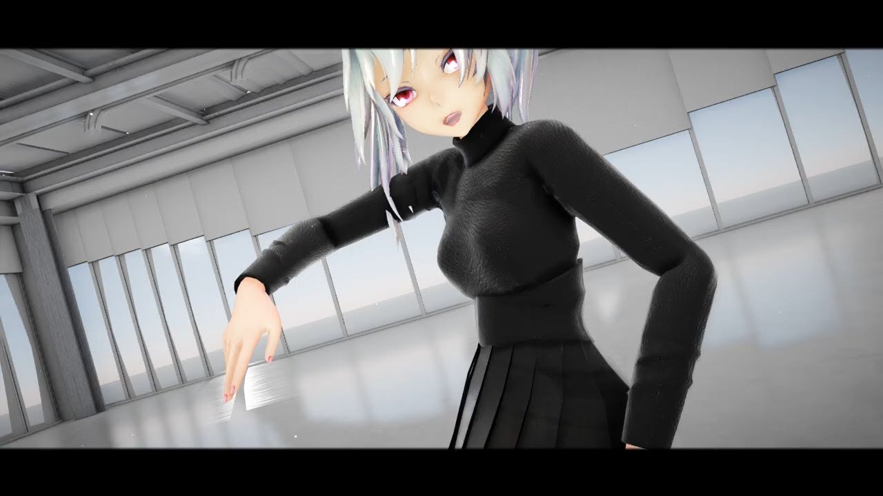 【MMD】Overdose / なとり Covered by Kotoha【1080p】Tda Miku Uniform Dark さん ...