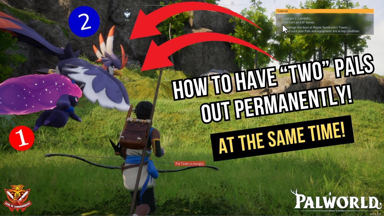 How to have TWO PALS OUT PERMANENTLY! AT THE SAME TIME! l PALWORLD ...