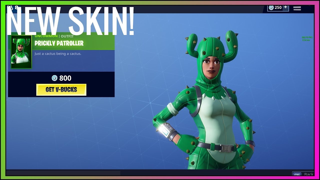 INSANE *NEW* PRICKLY PATROLLER SKIN! (Season 8) Fortnite Item Shop NOW ...